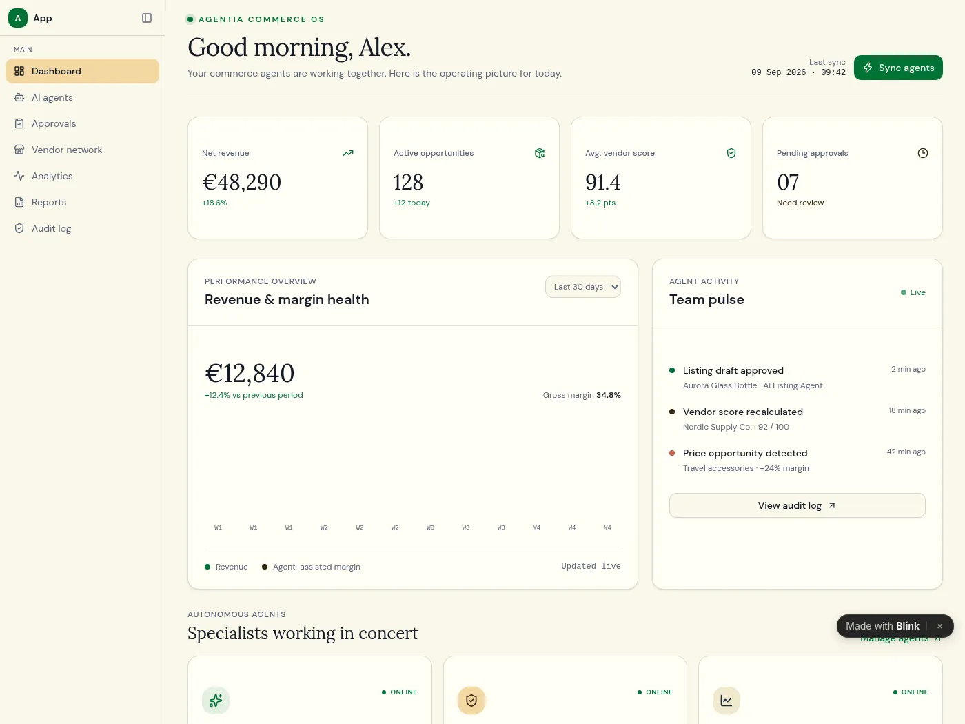 AI Commerce Agents Suite