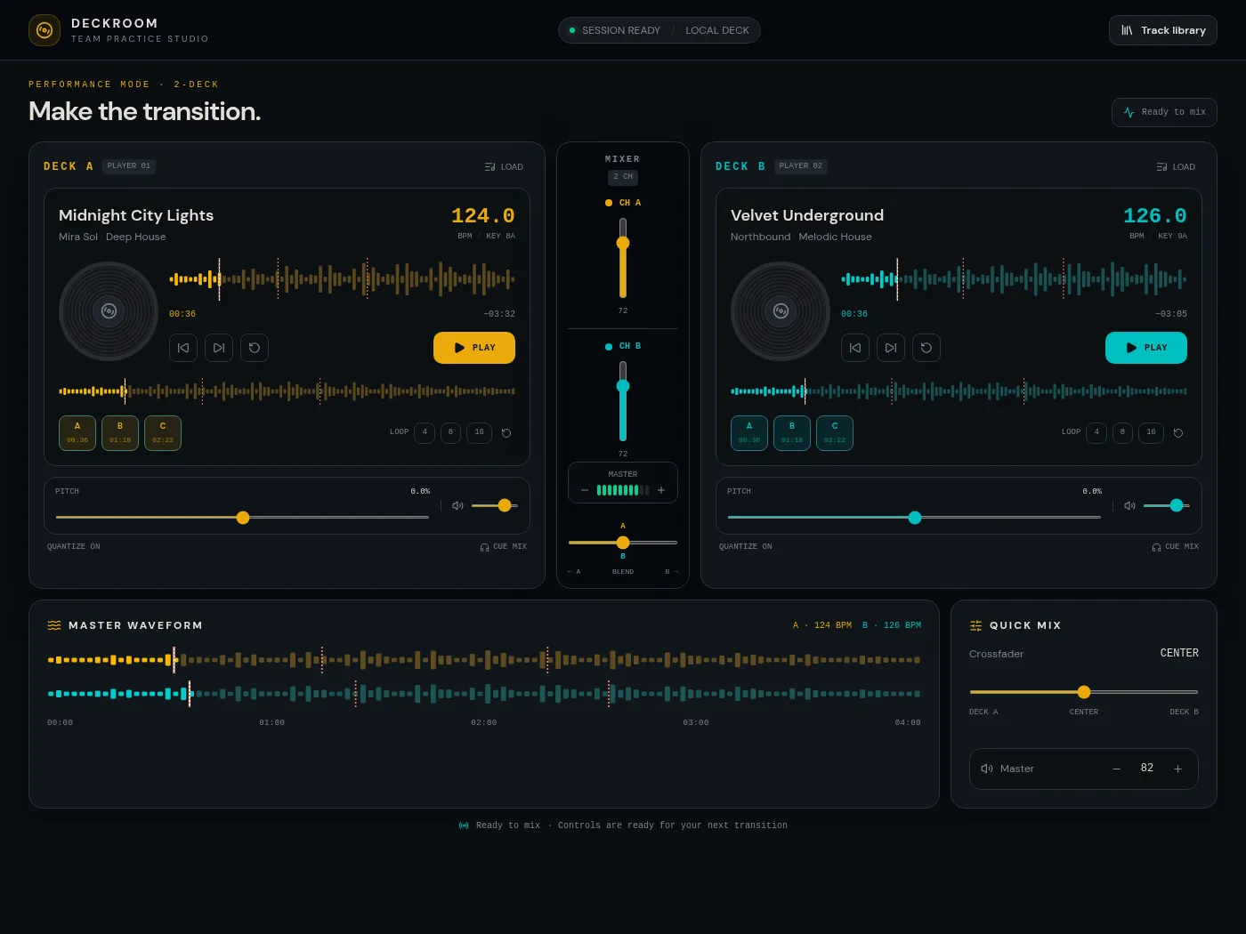 Virtual CDJ3000 Deck