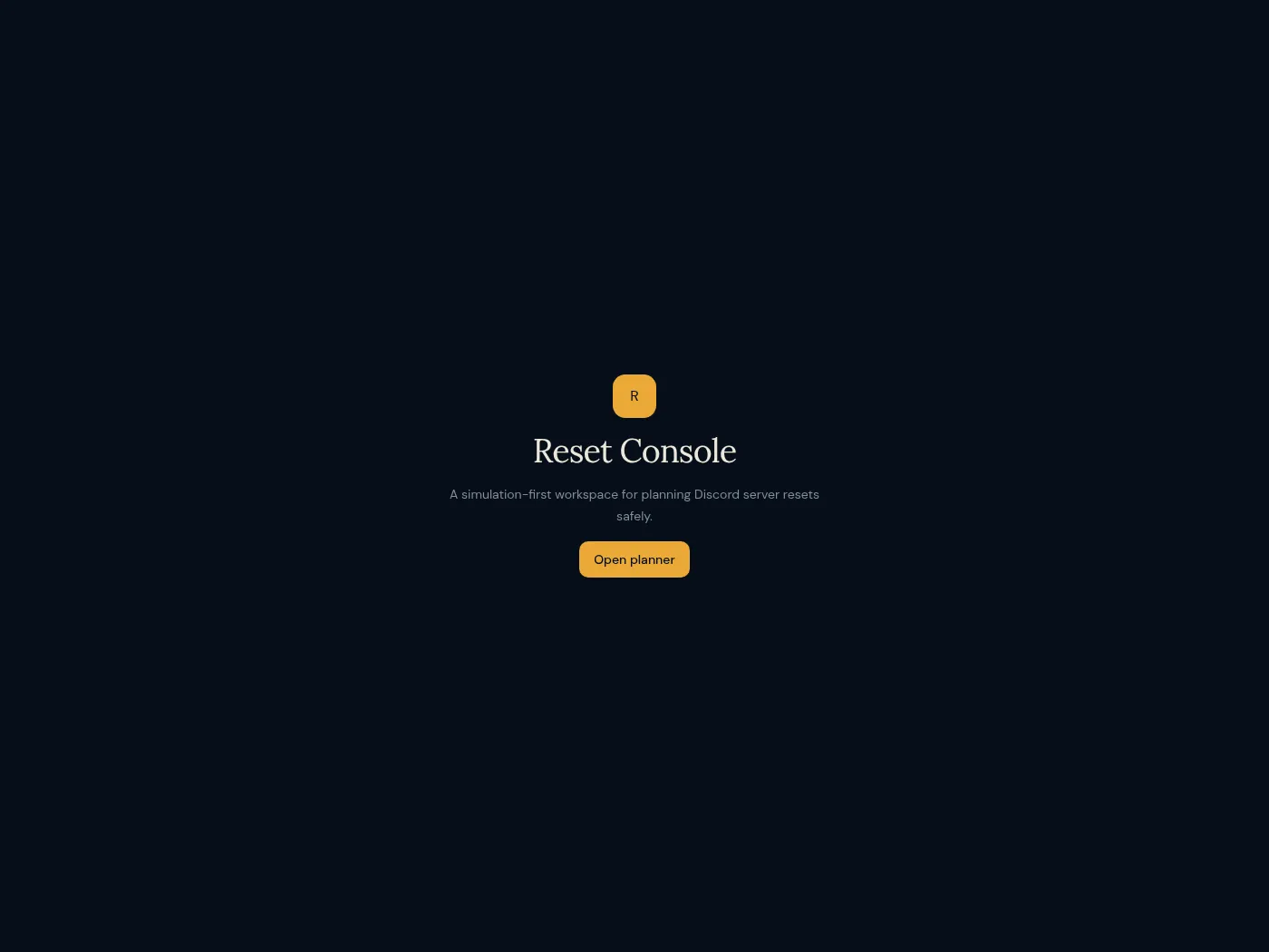 Discord Reset Automation