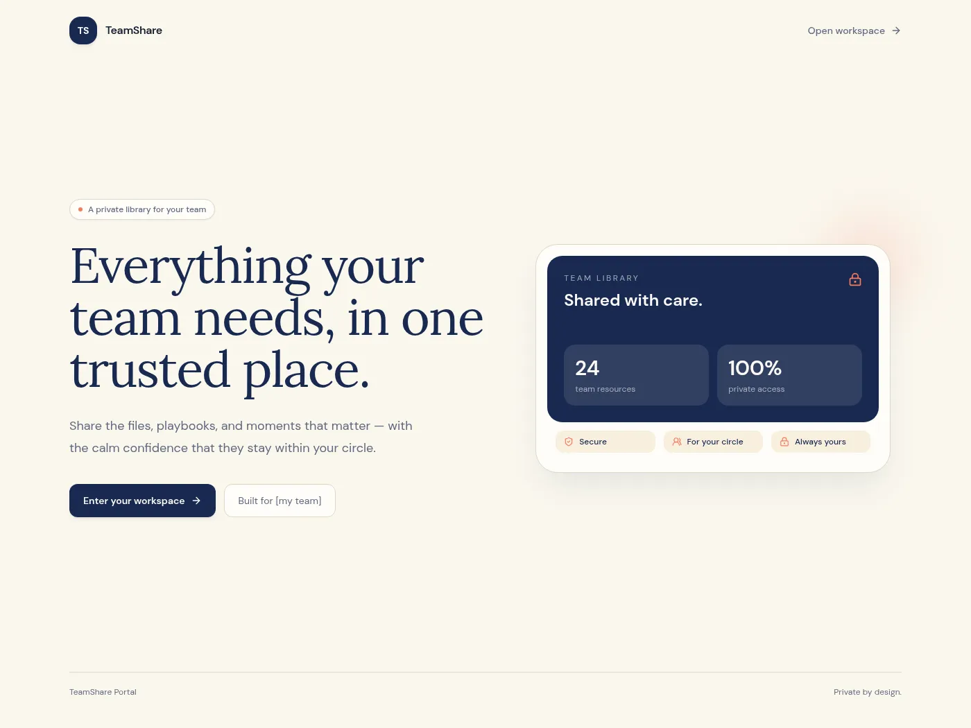 TeamShare Portal