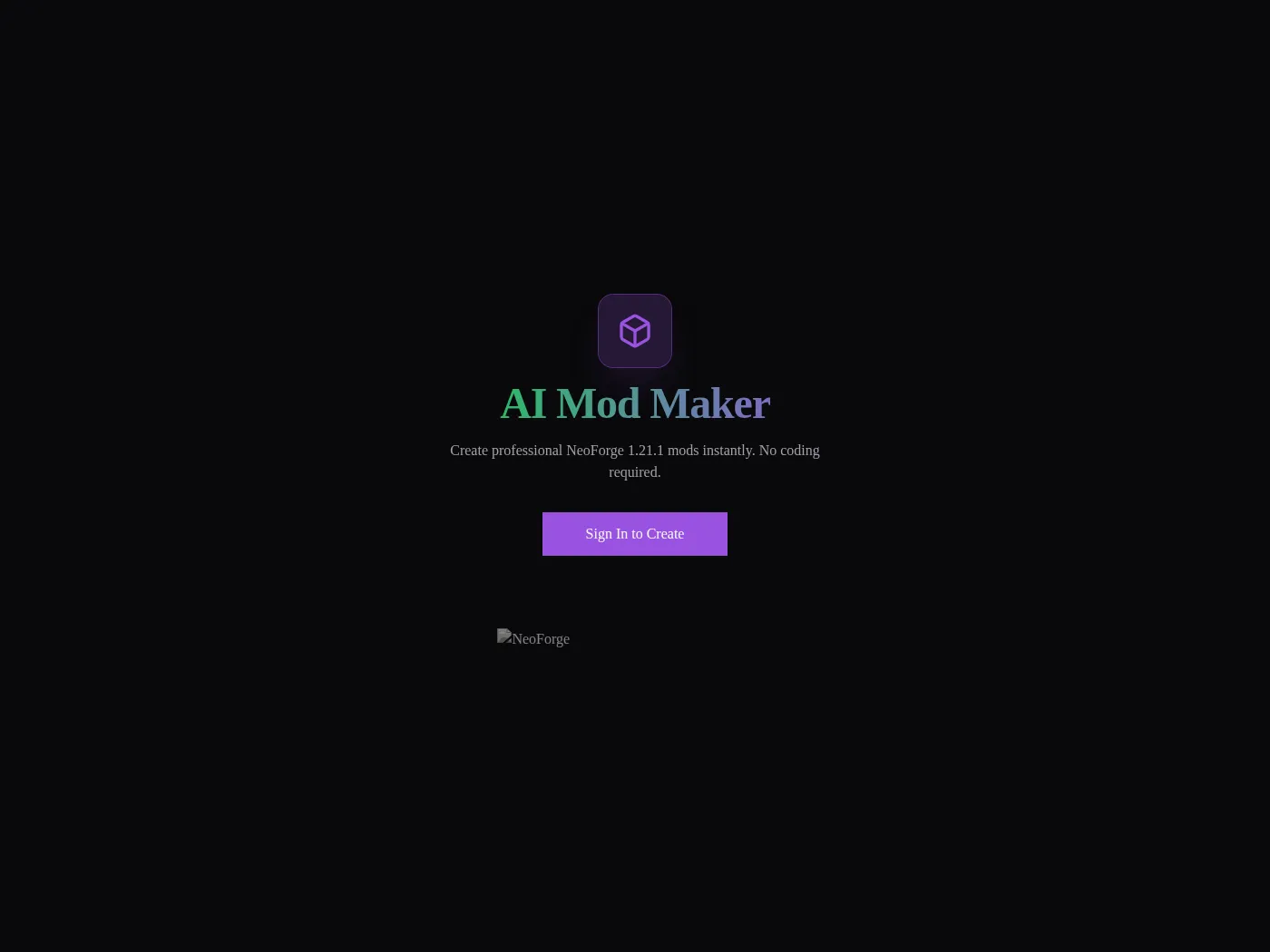 AI Minecraft Mod Maker