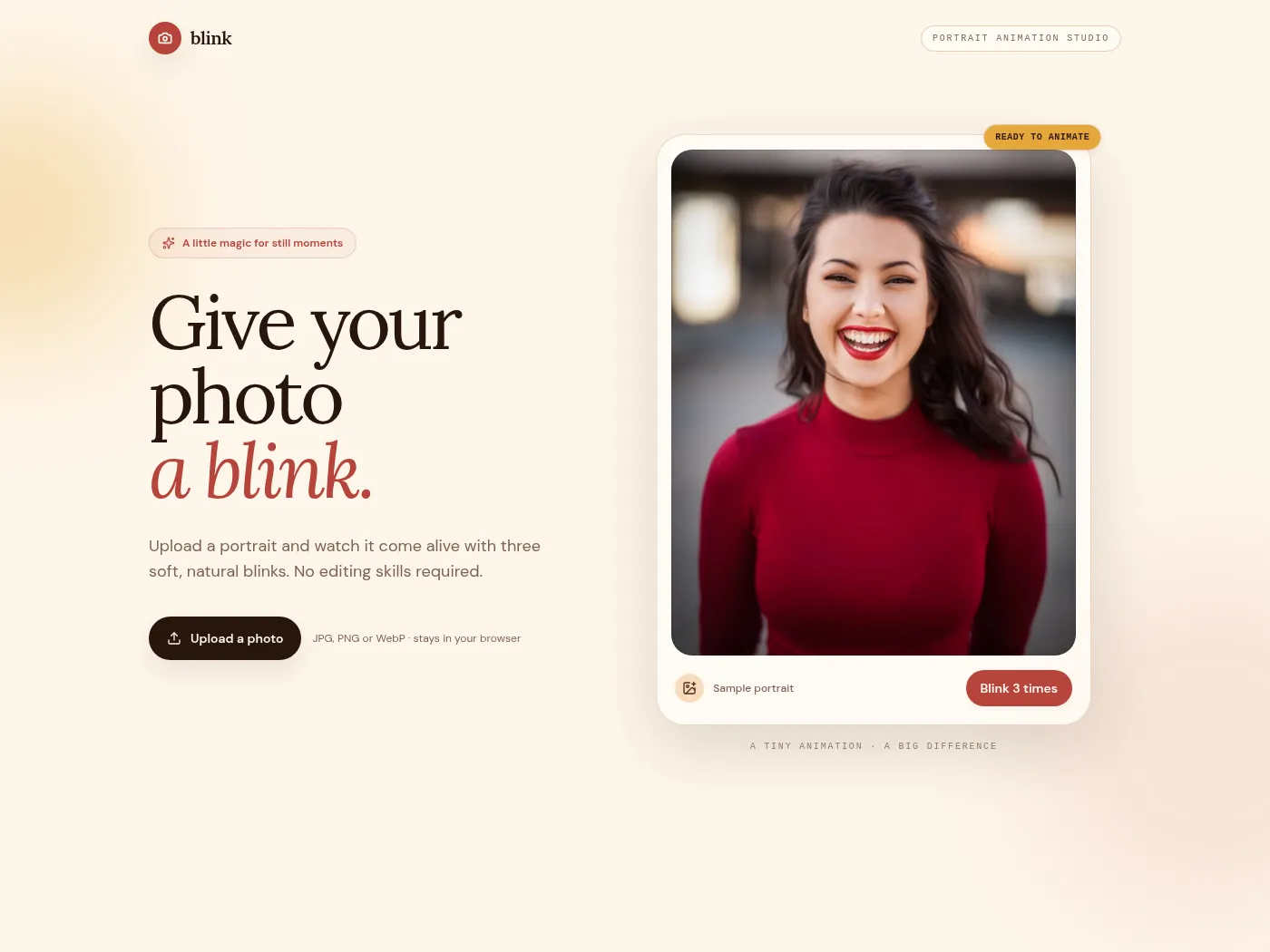 Blink Photo App