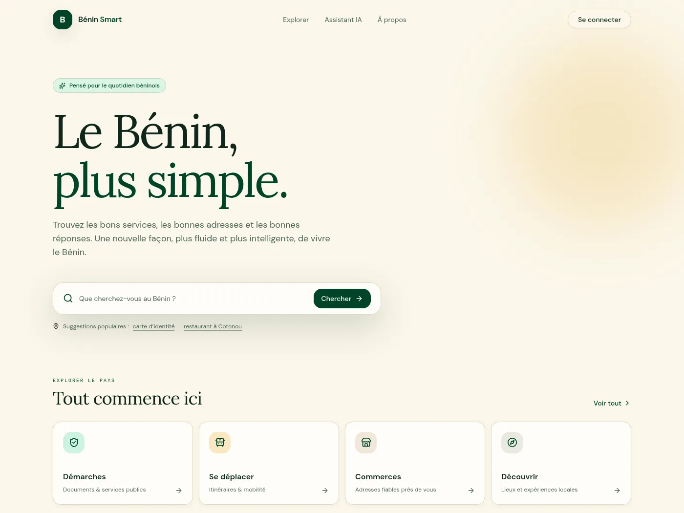 Bénin Smart App