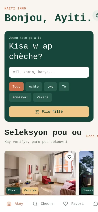 Haiti Immo Marketplace