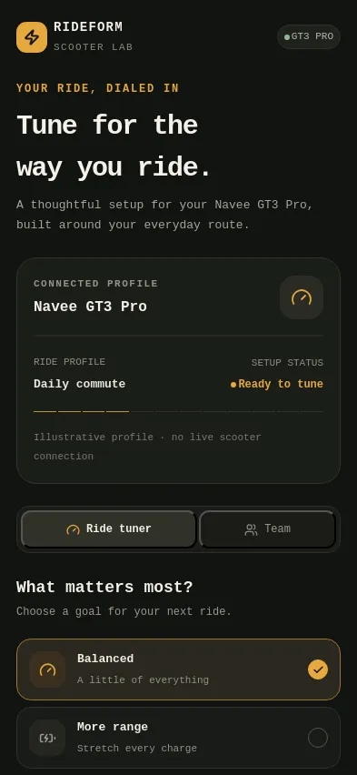 Scooter AI Tuner