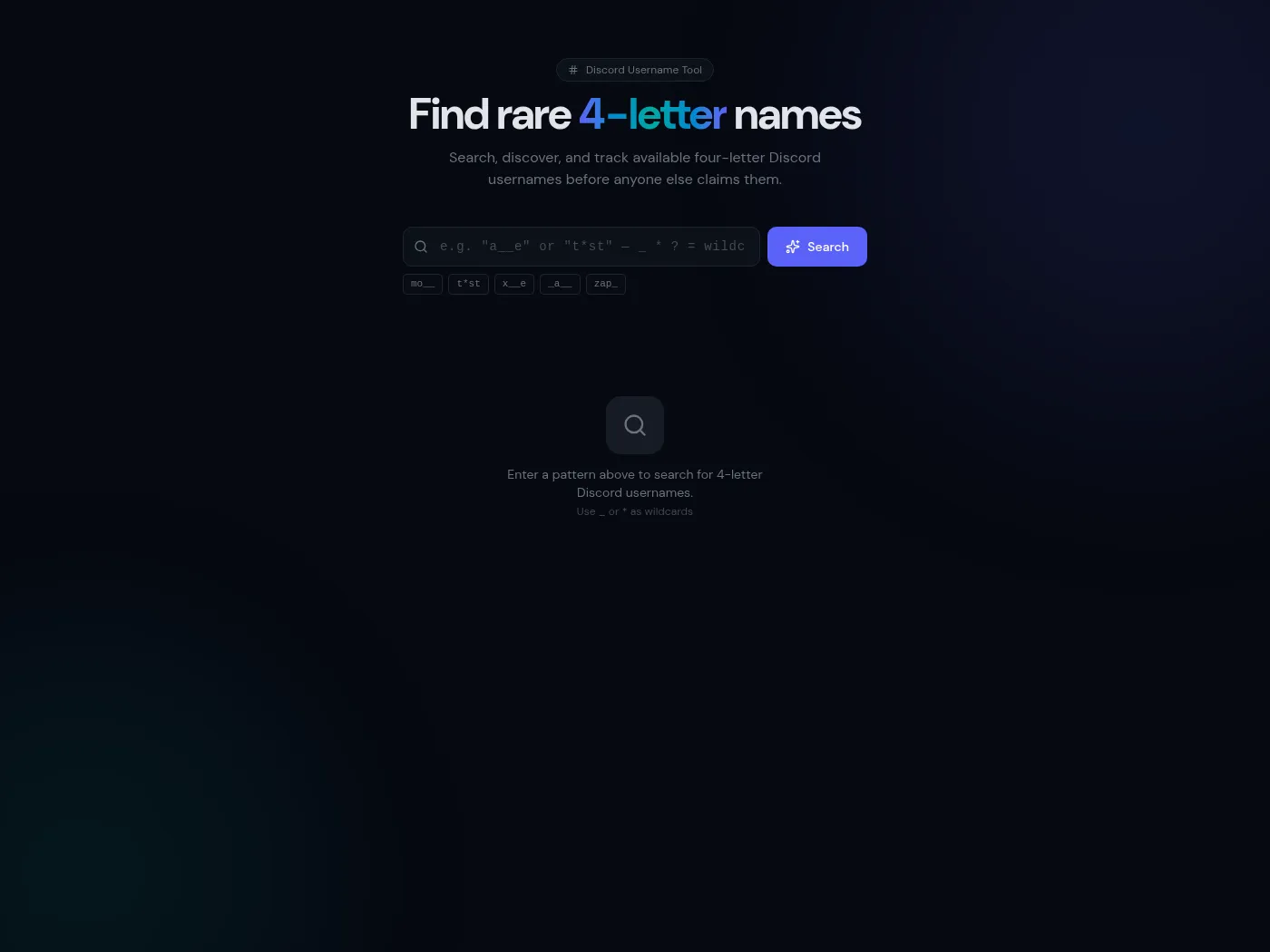 Discord Name Finder