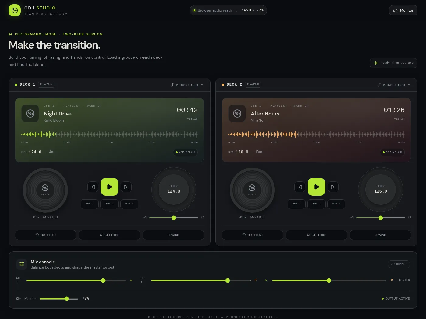 CDJ-3000 Browser Emulator