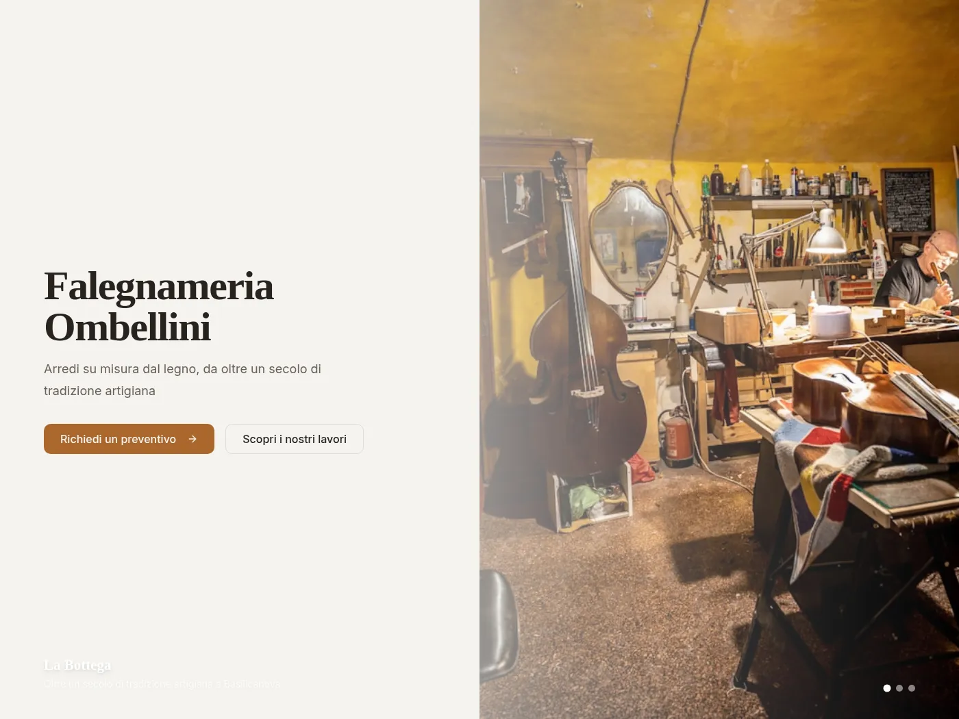 Ombellini Woodcraft Site