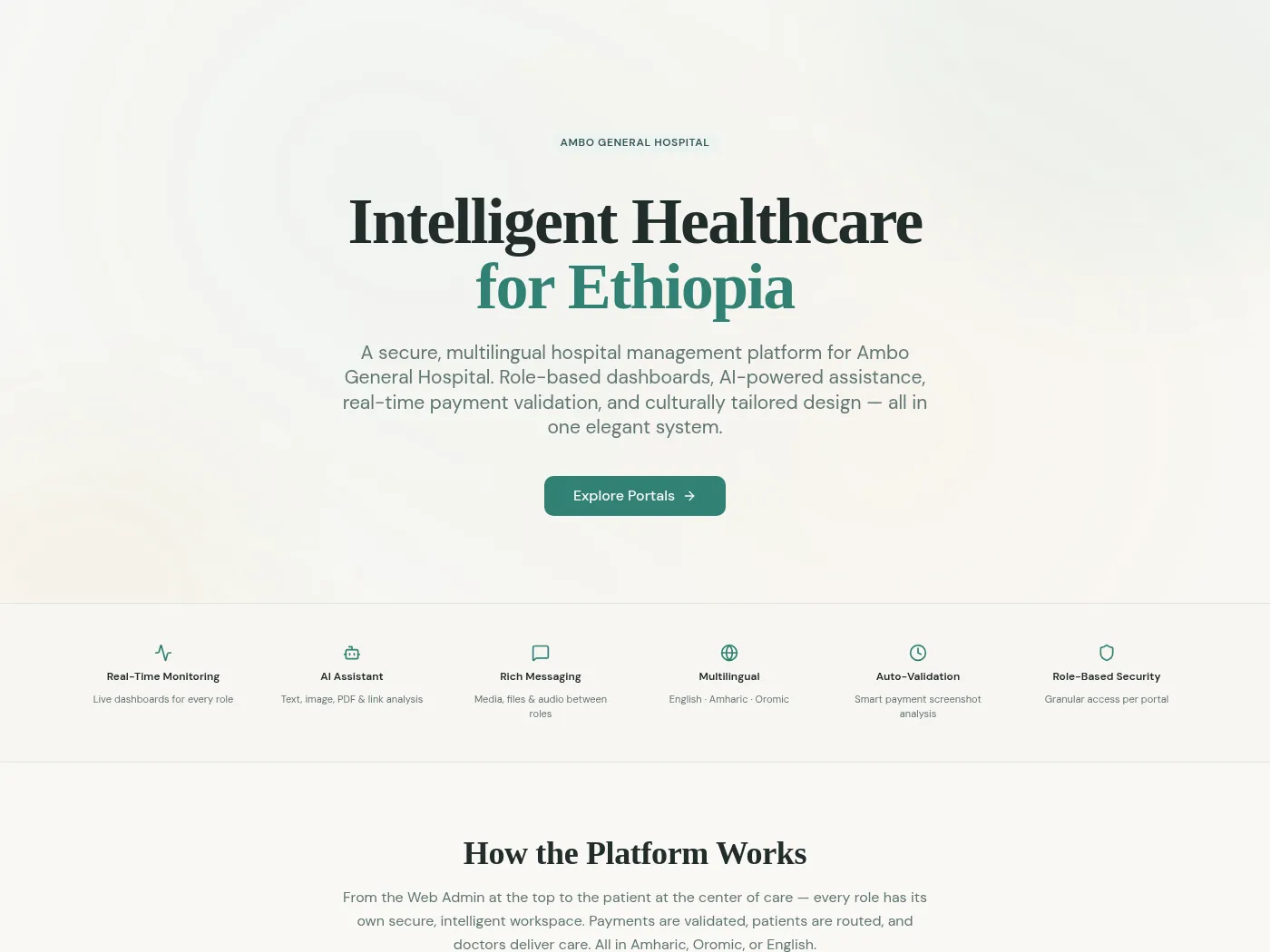 Ambo E-Health Portal