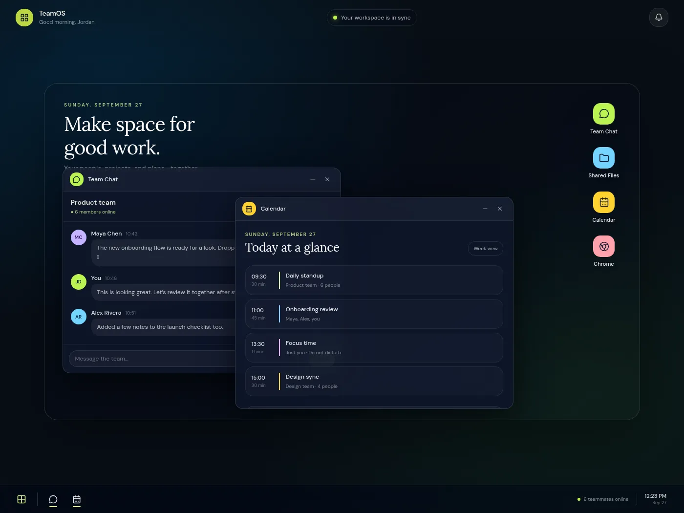 TeamOS Desktop