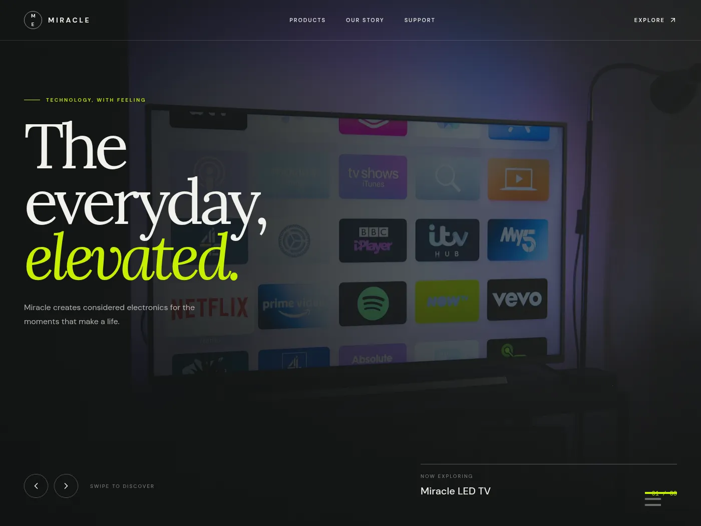 Miracle Modern Website