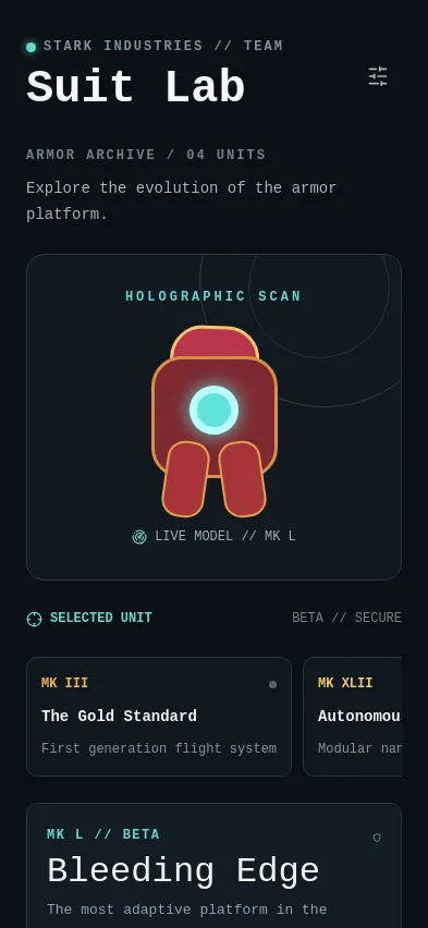 Iron Man Suits Explorer