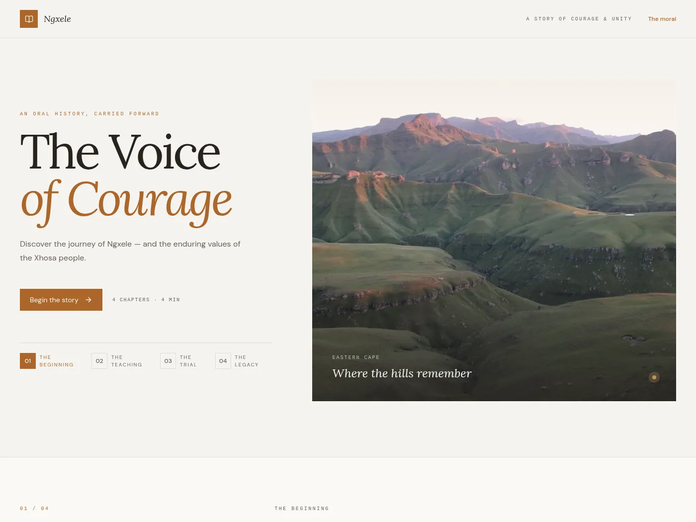 Ngxele Story Explorer