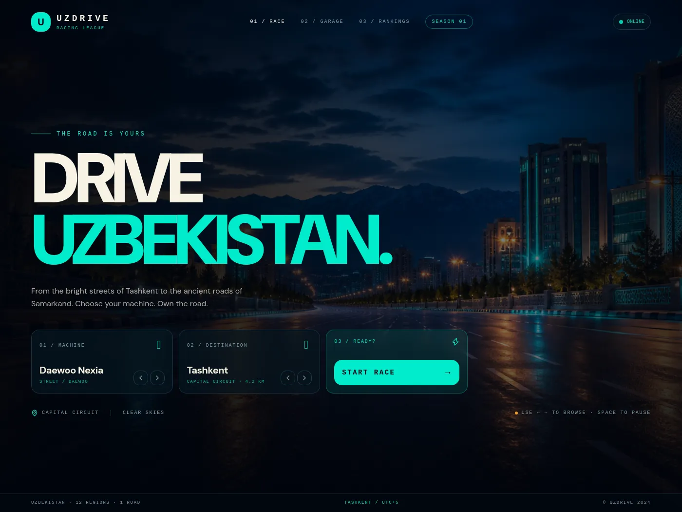 UzDrive Racing Game