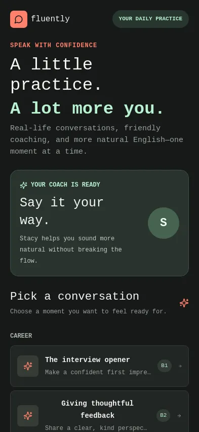 Fluently AI Mobile