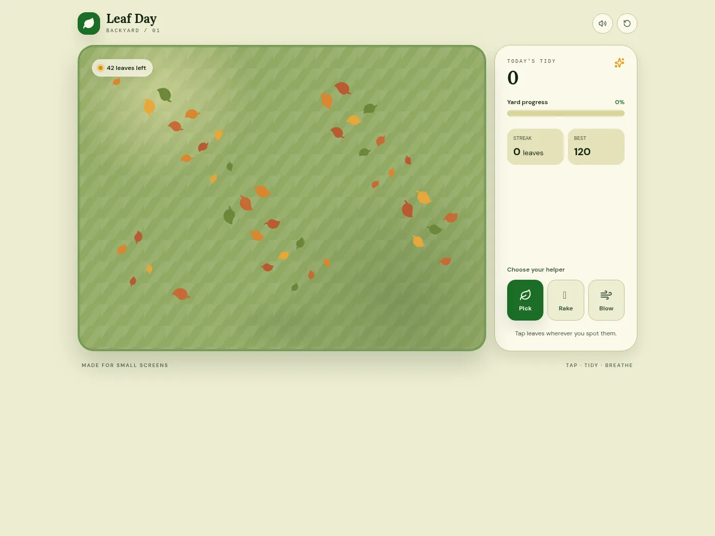 Leaf Cleanup Mobile