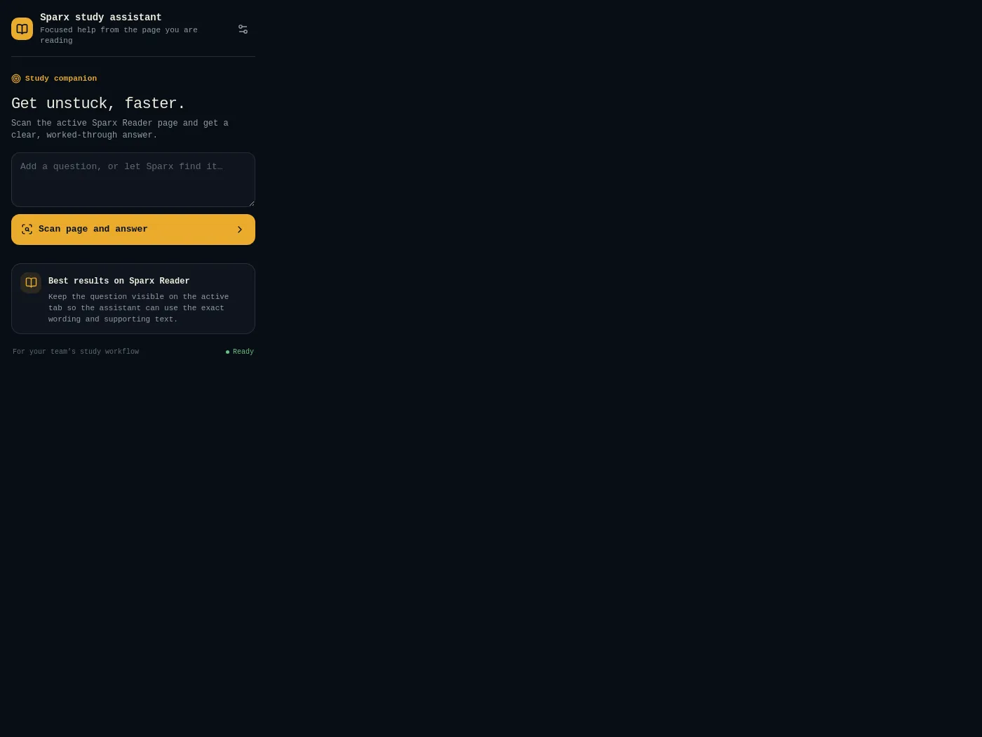 Sparx AI Study Assistant