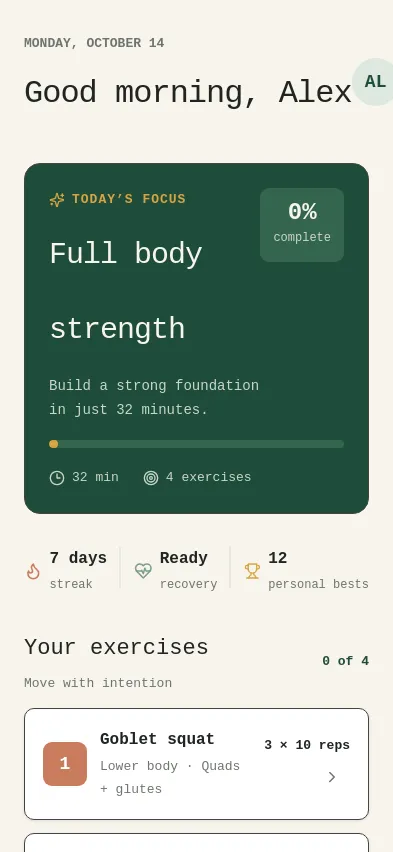 GymBuddy Mobile App