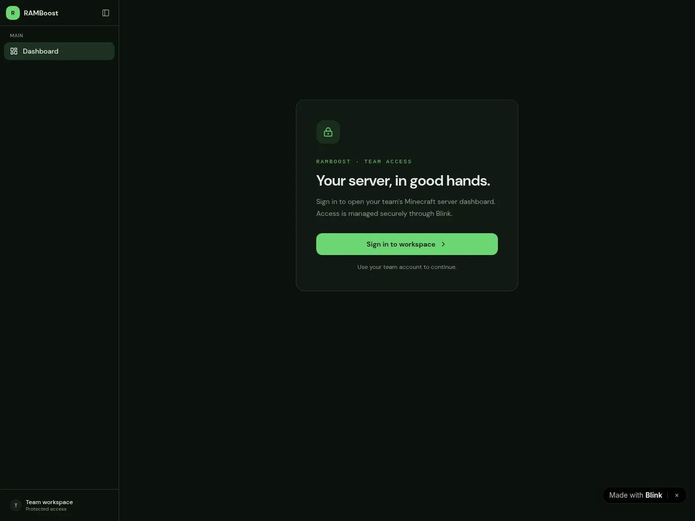RAMBoost Minecraft Manager