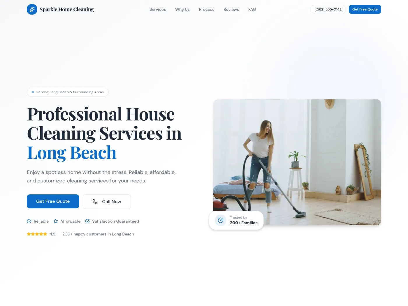 Sparkle Cleaning Site