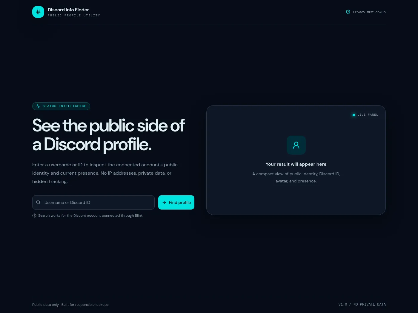 Discord Info Finder