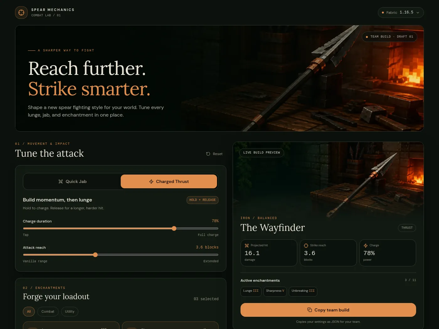 Spear Mechanics Mod
