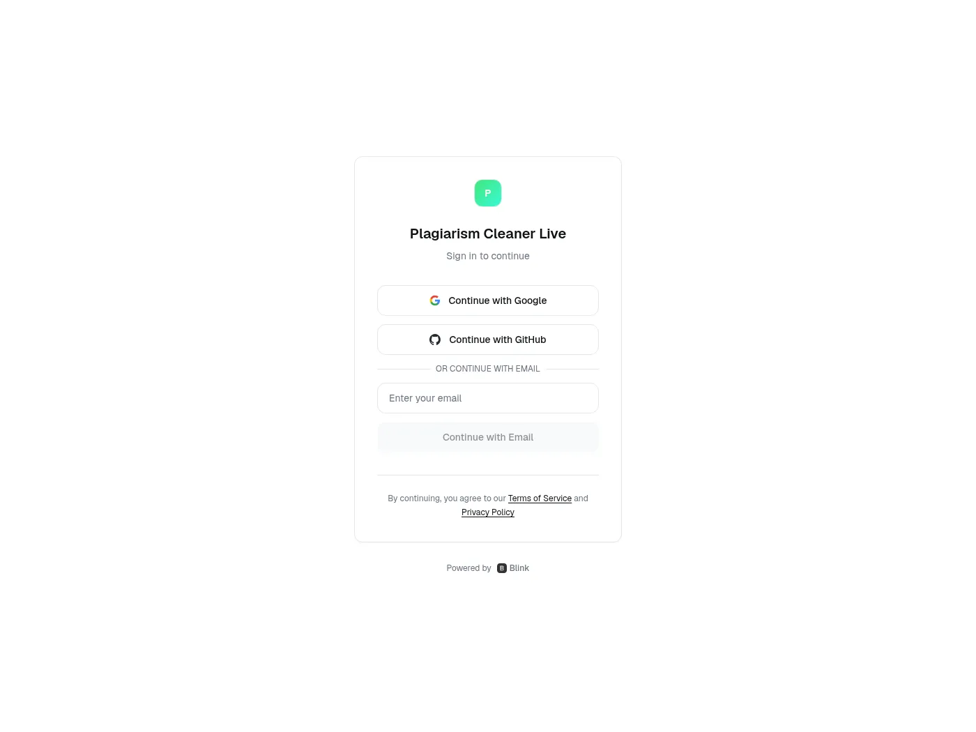 Plagiarism Cleaner Live