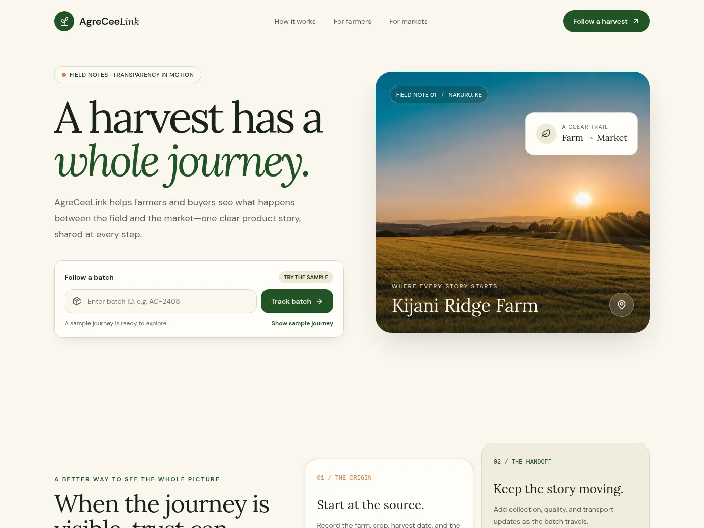 AgreCeeLink Platform
