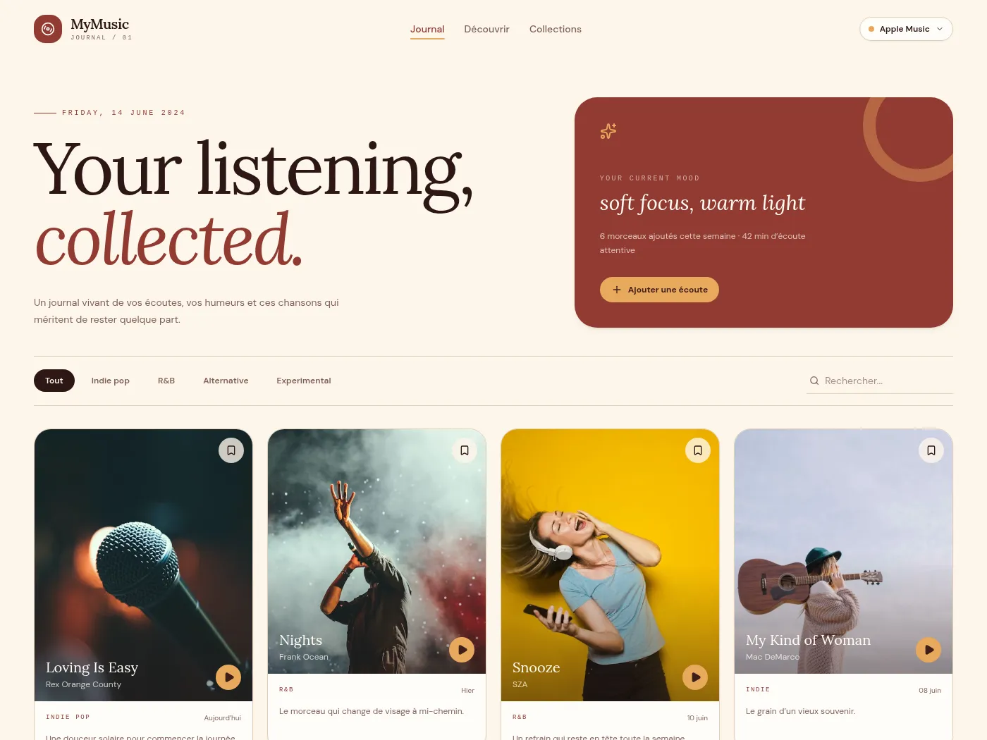 MyMusic Journal