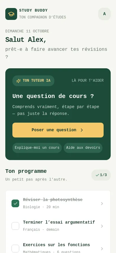 Student AI Buddy