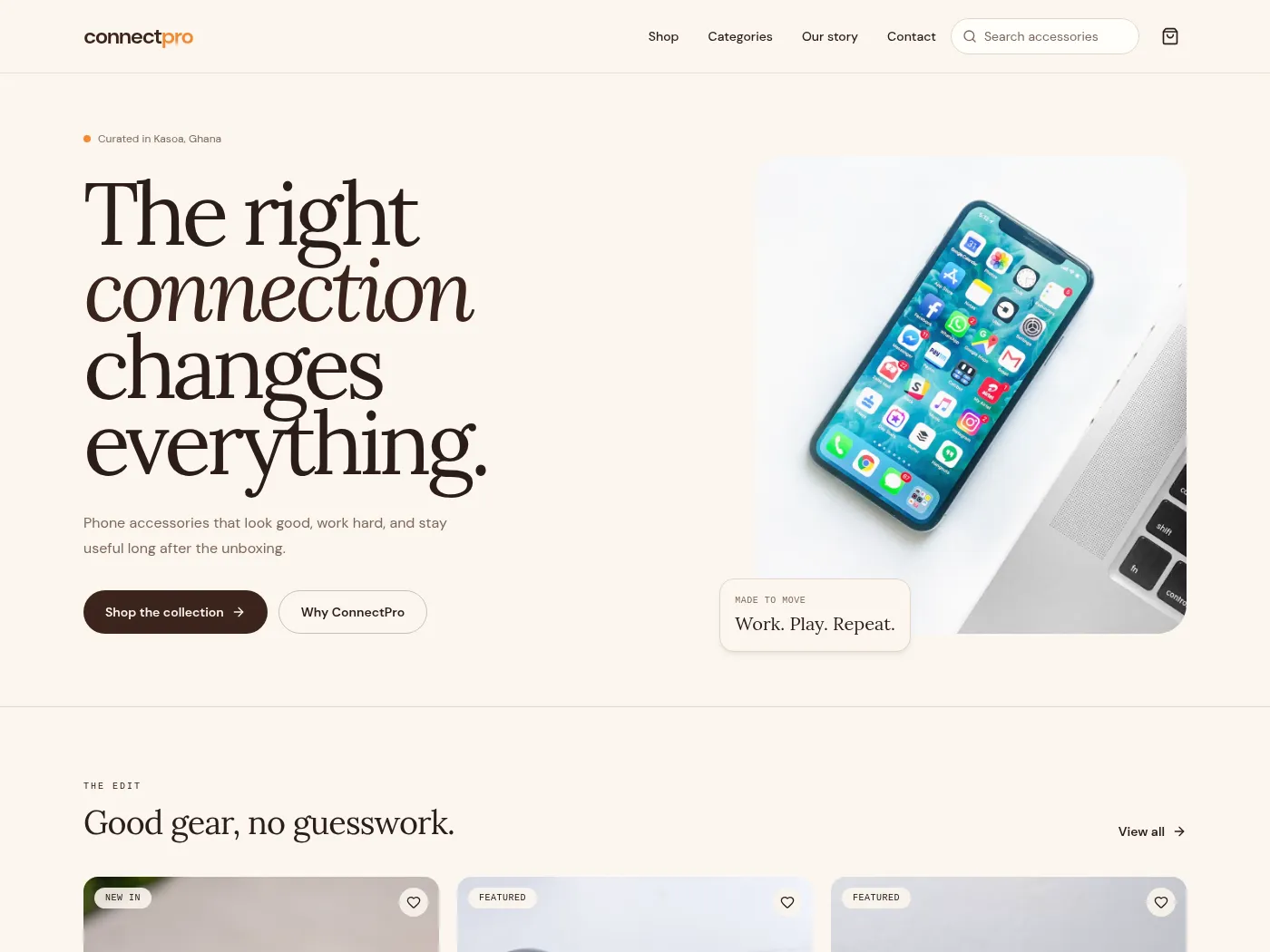 ConnectPro Accessories Shop