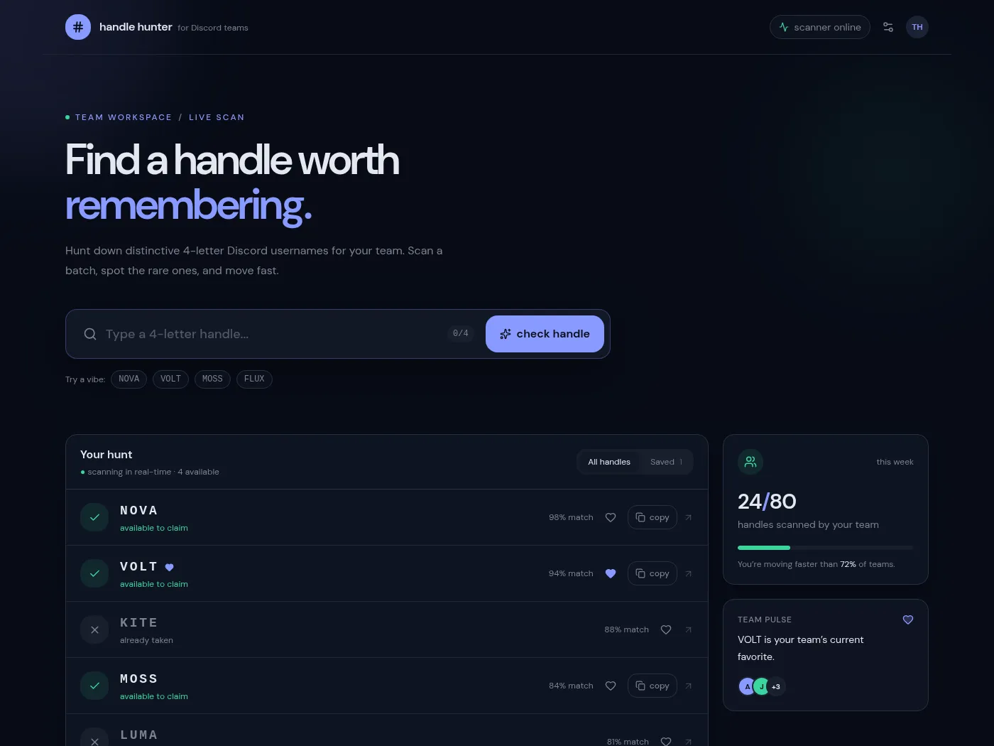 Discord Handle Hunter