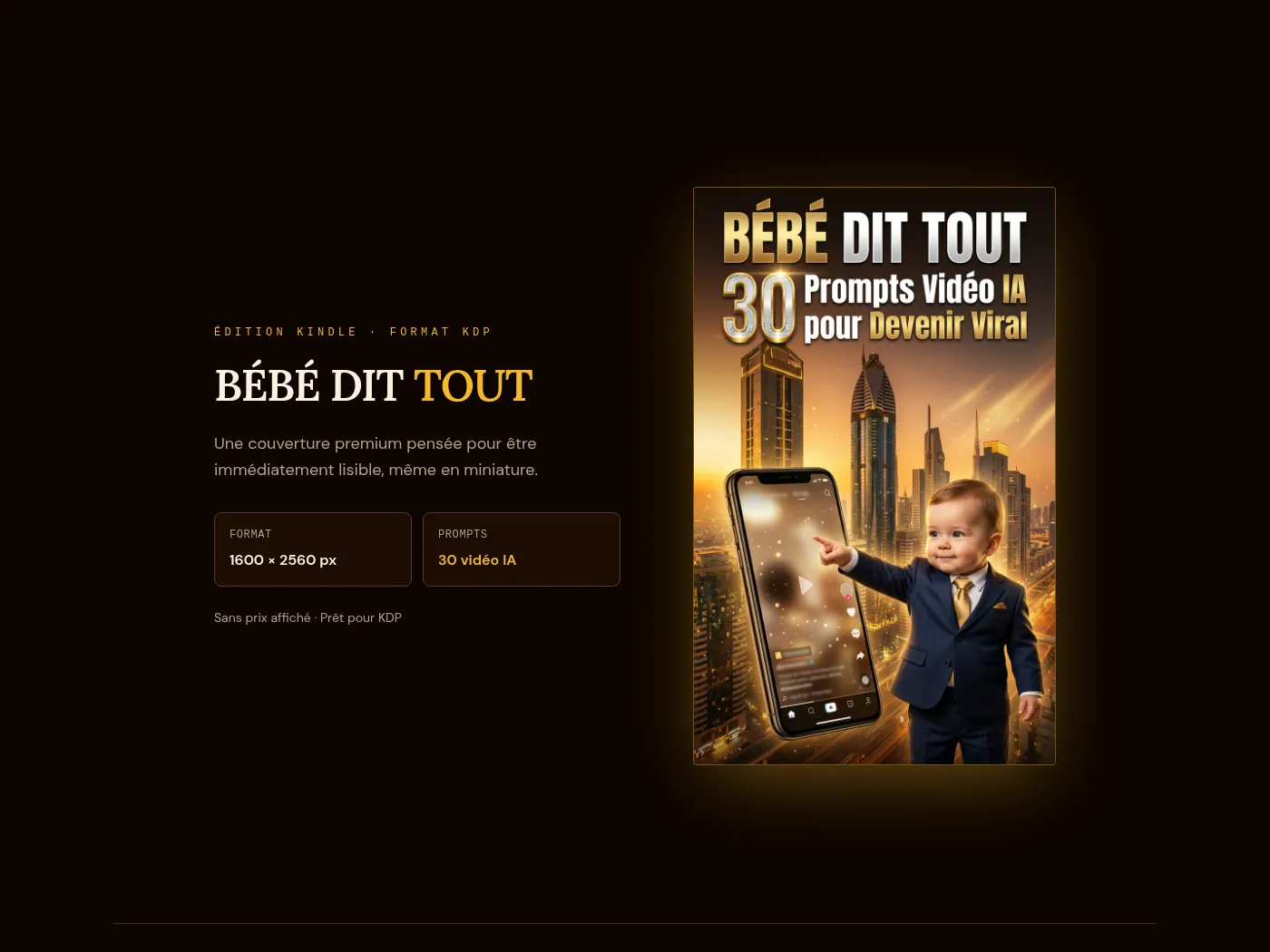 Bébé Dit Tout Kindle Cover