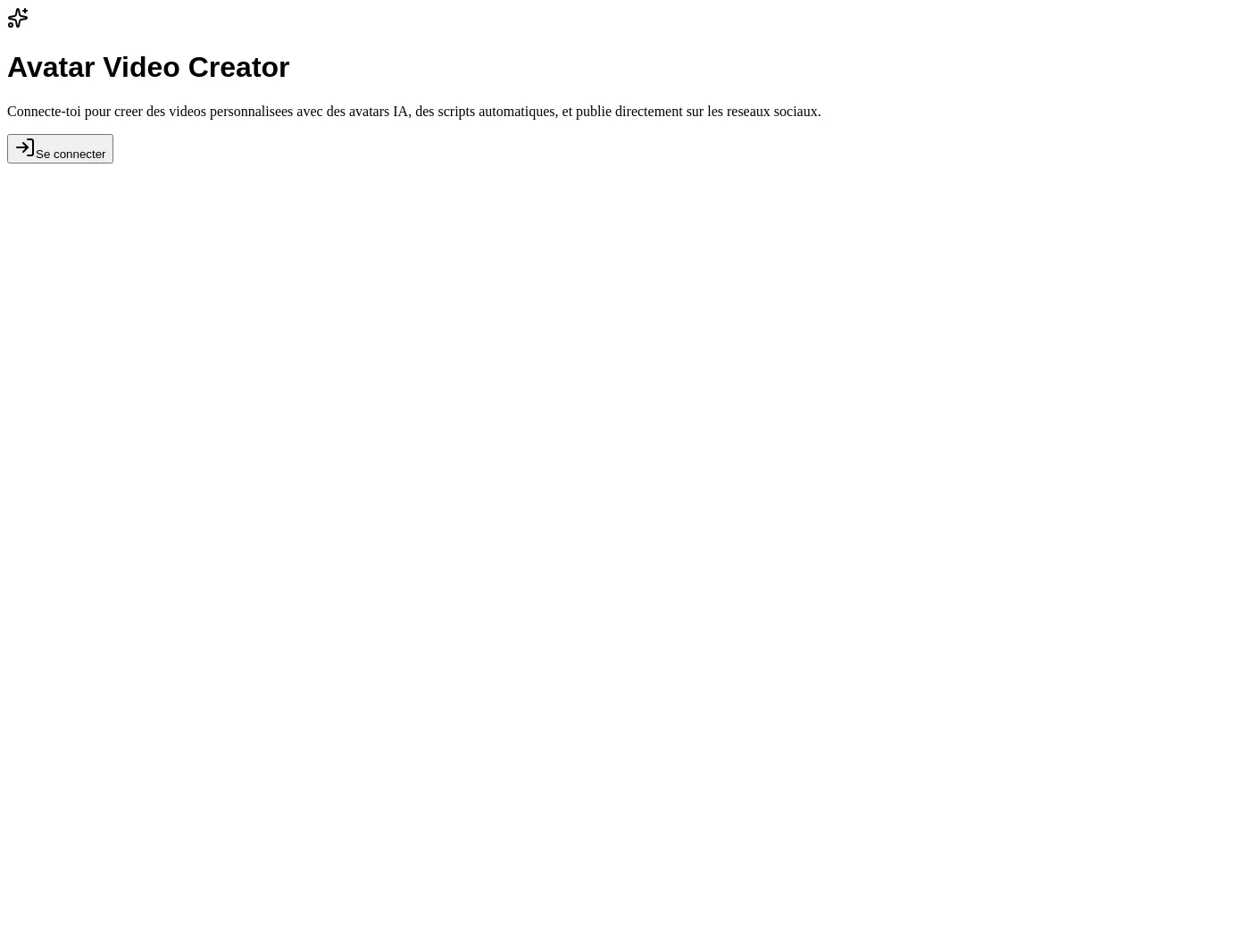 Avatar Video Creator