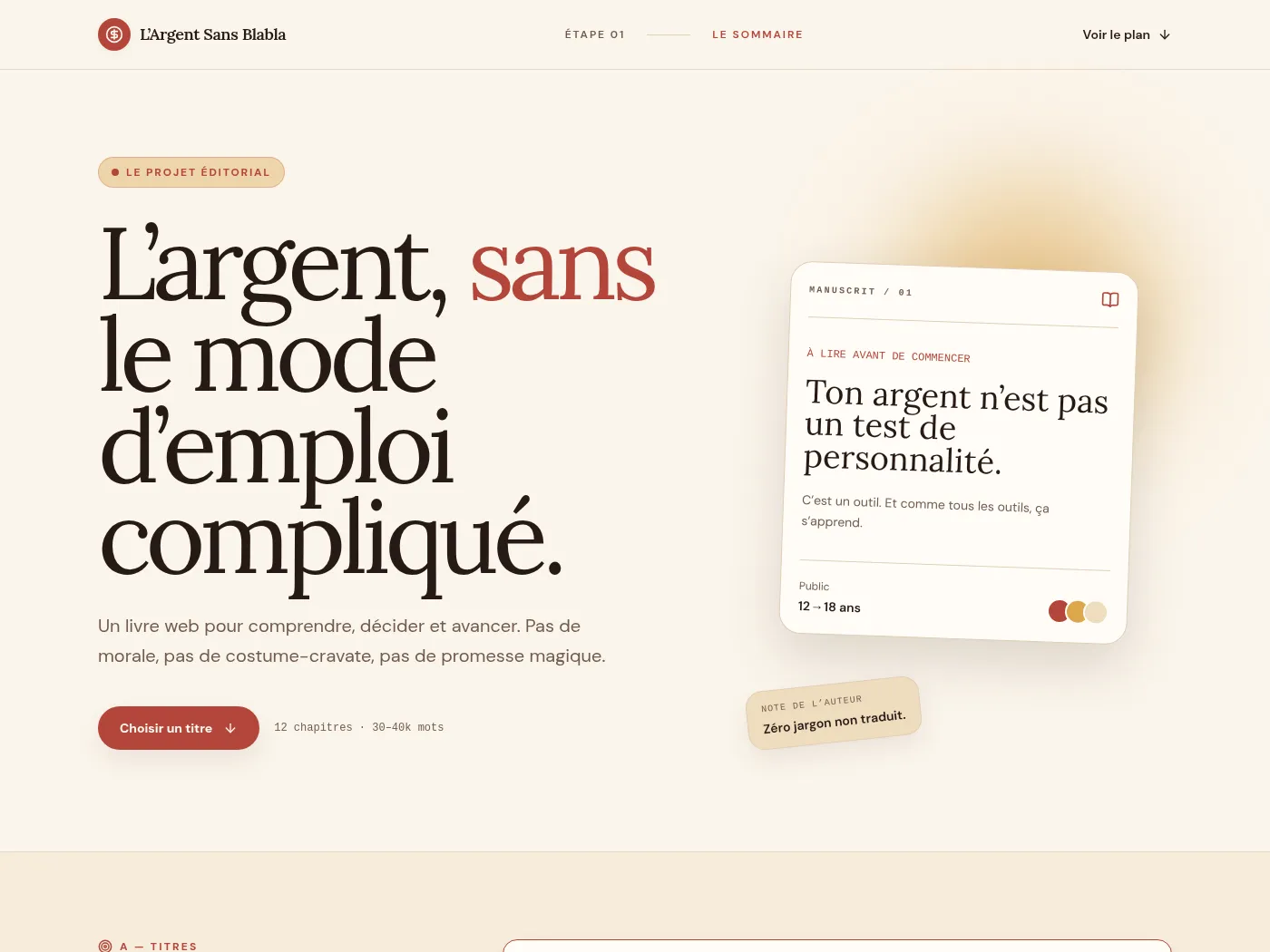 L'Argent Sans Blabla