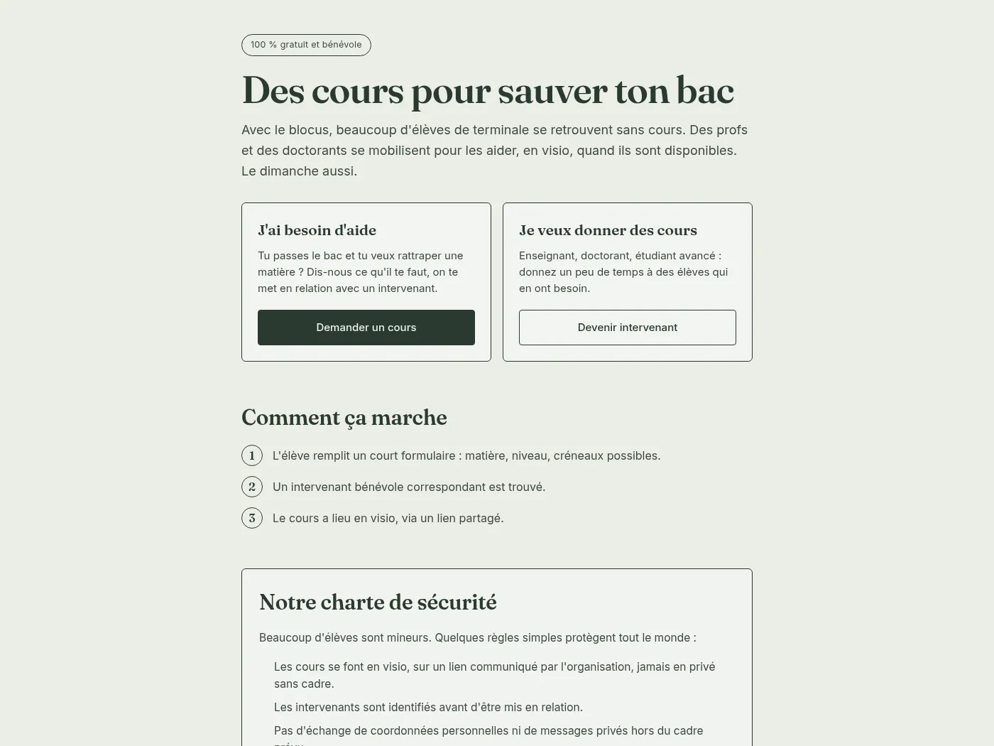 Relais Tutoring Website