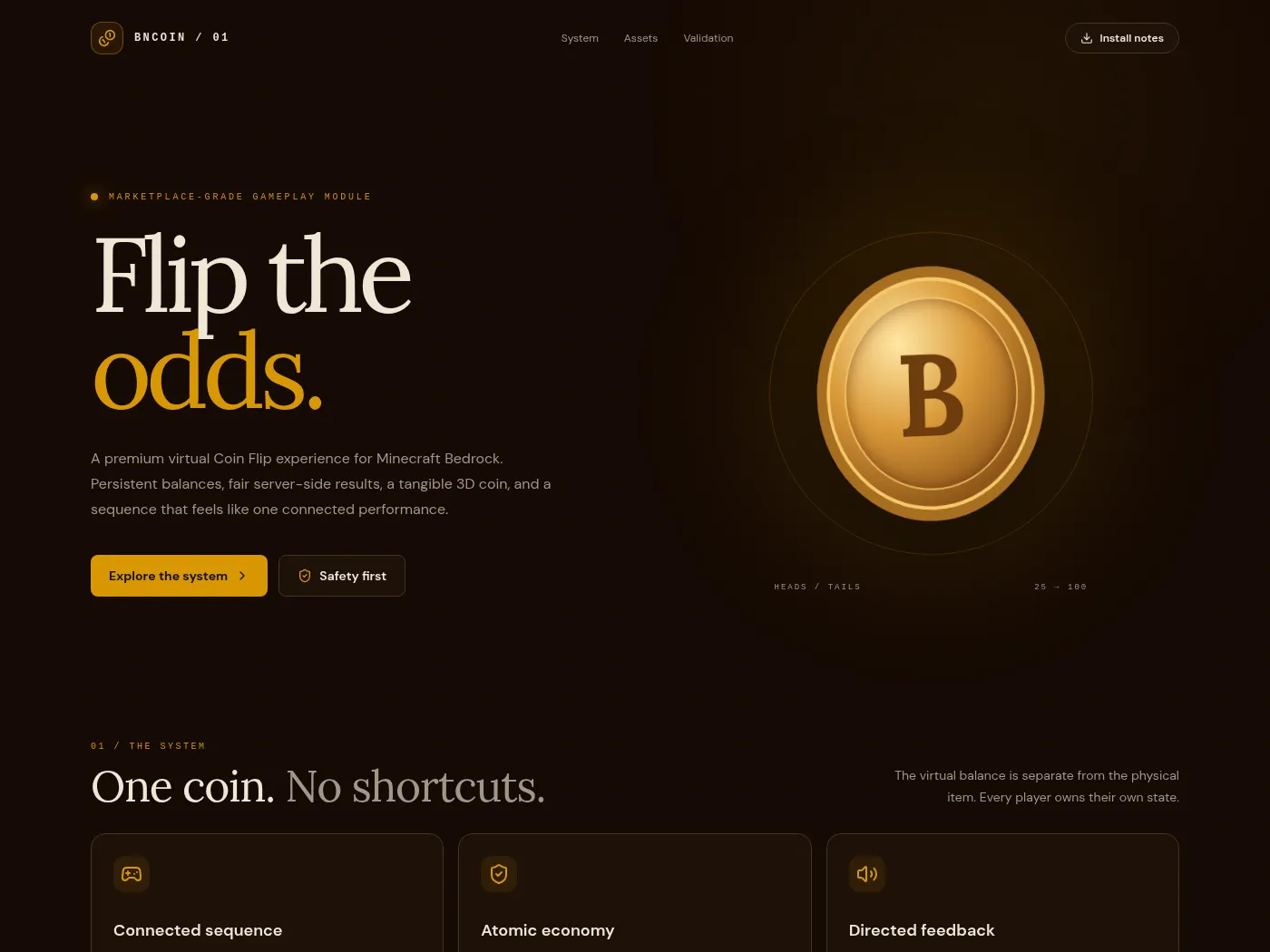 BNCoin Flip Add-On