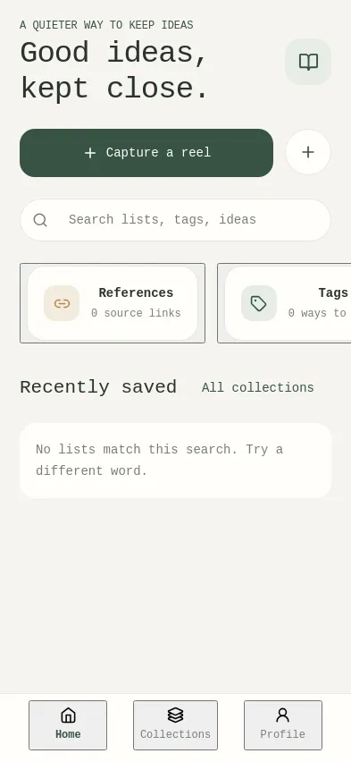 ReelList: Extract & Organize Reels