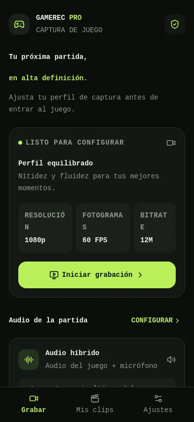 GameRec Pro Android