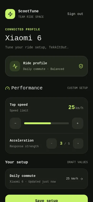 ScootTune Mobile