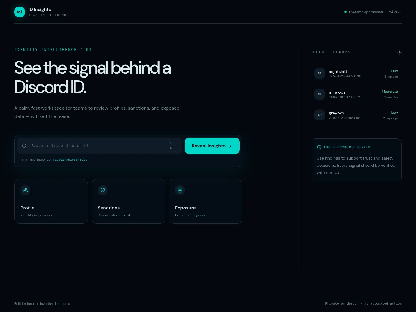 Discord ID Insights