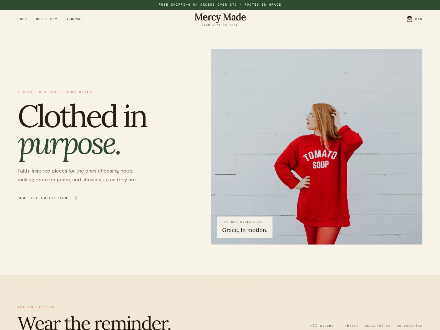 Mercy Made Clothing Store