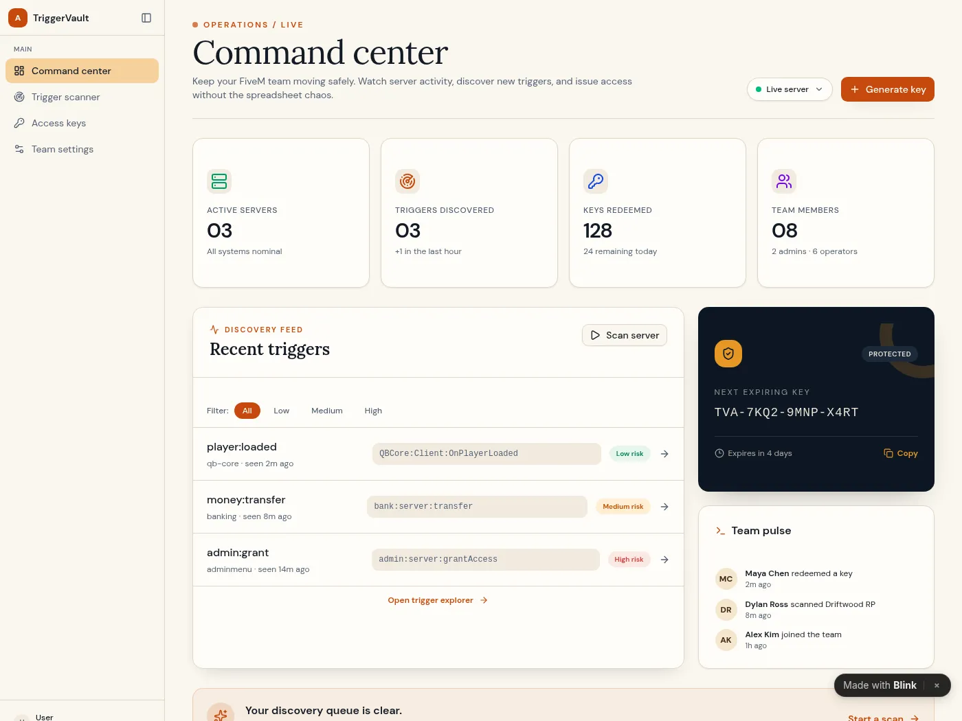 FiveM Key Manager