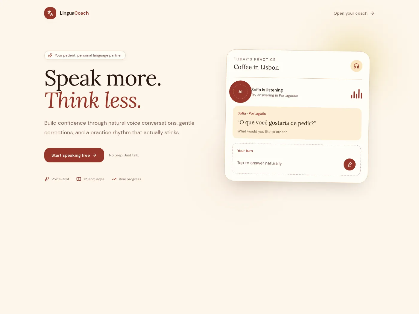 LinguaCoach AI