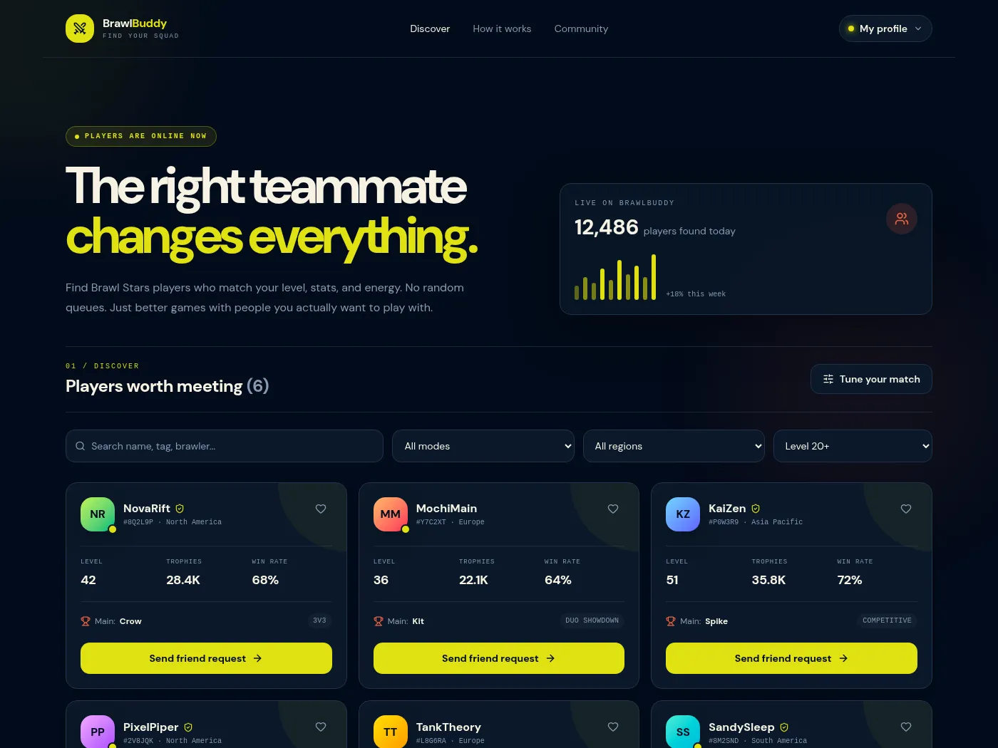Brawl Stars Buddy Finder