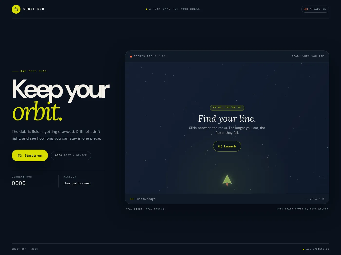 Hi Landing Page