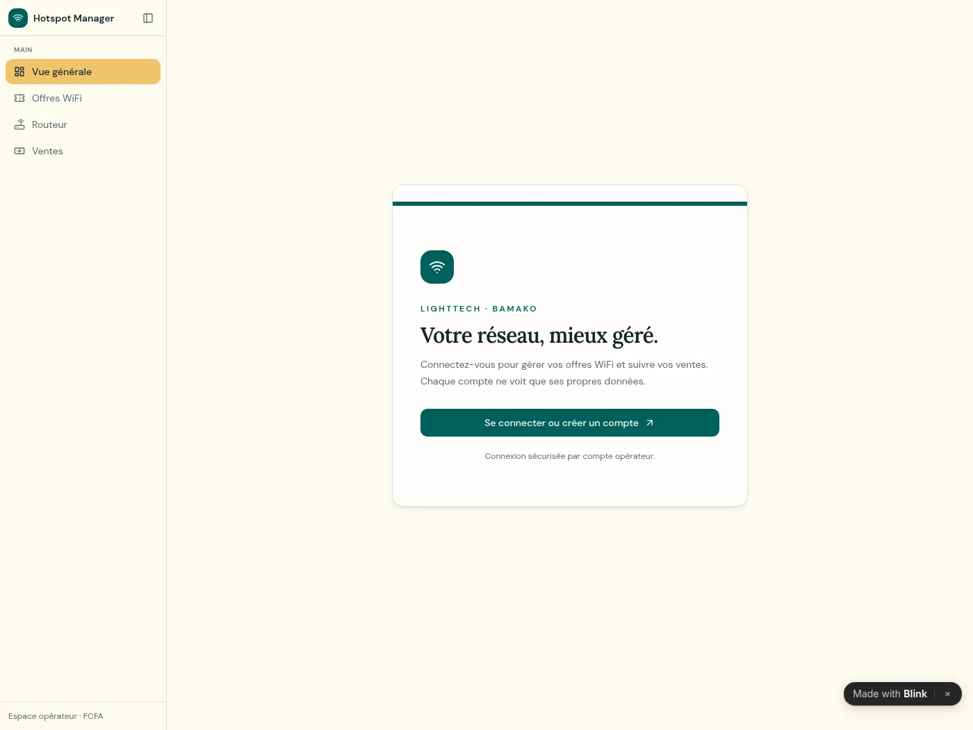 Hotspot Manager SaaS