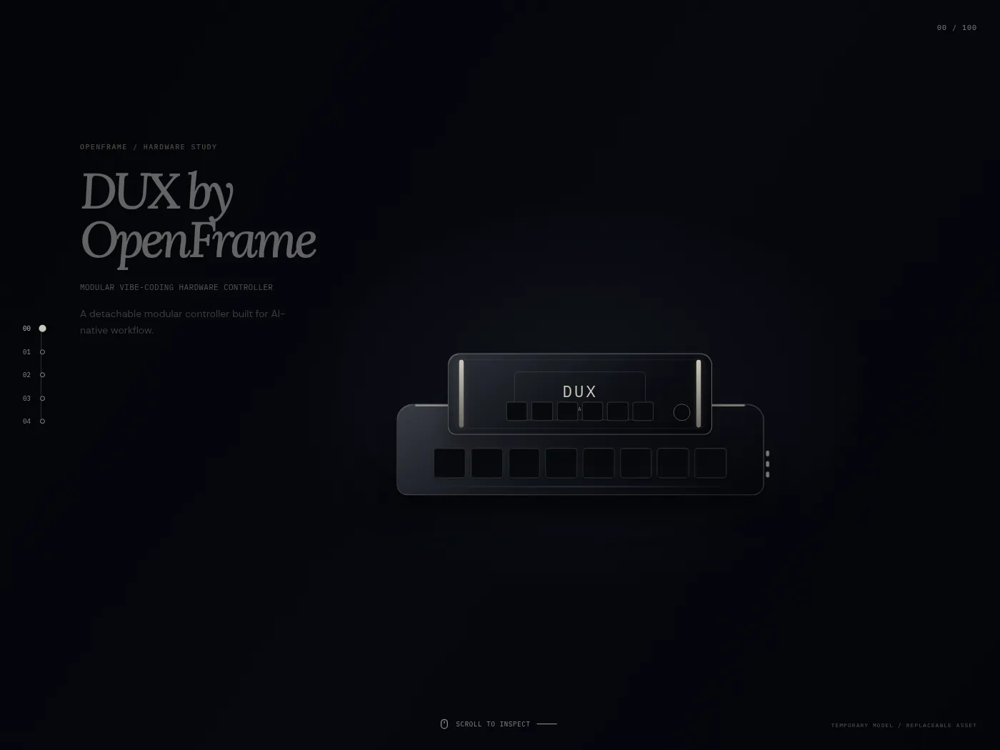 DUX by OpenFrame Landing