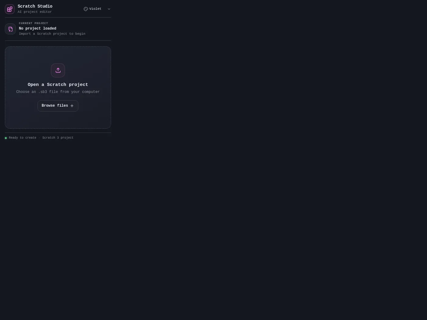 Scratch AI Editor