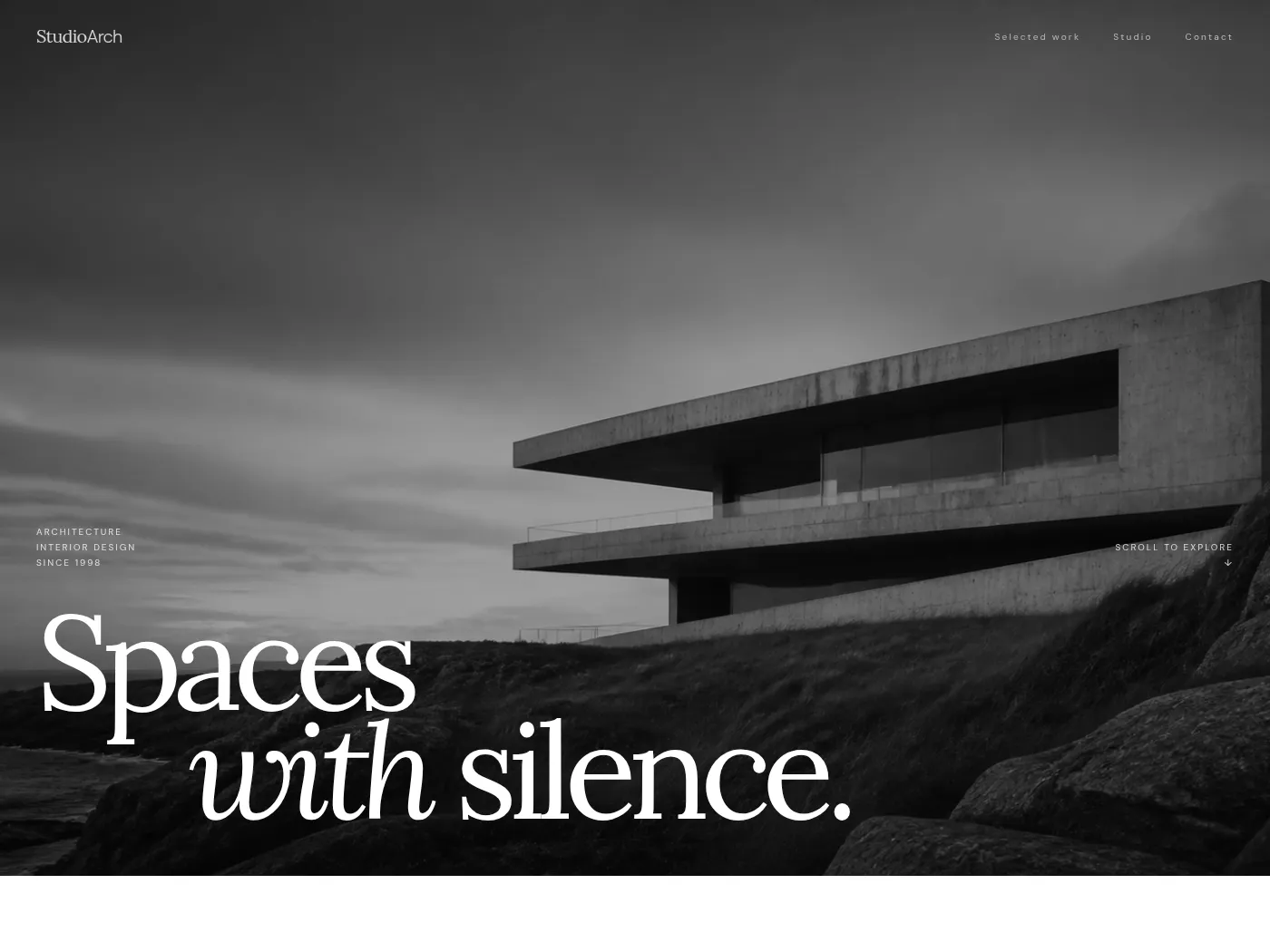 StudioArch Web Experience